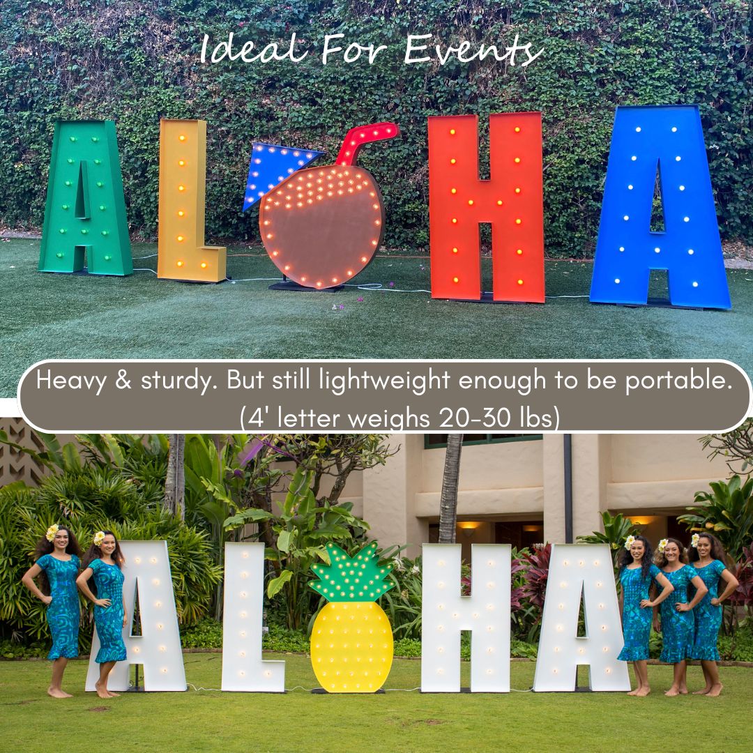 Custom Marquee Sign Logo Shape | 4ft Wooden Marquee Letters Metal 3ft ...