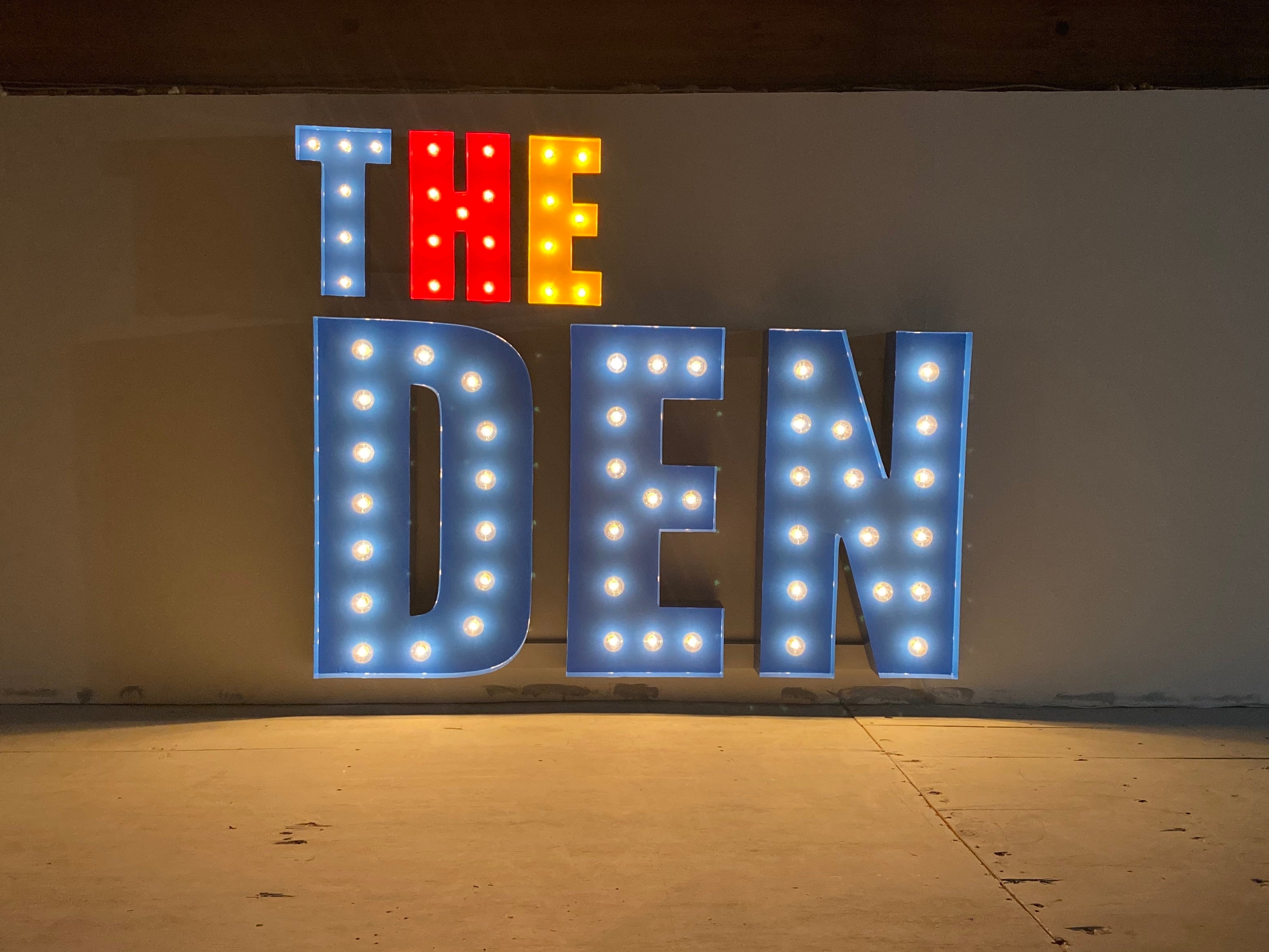 Custom Marquee Sign, Marquee Letters with Lights, Los Angeles Wall Art ...